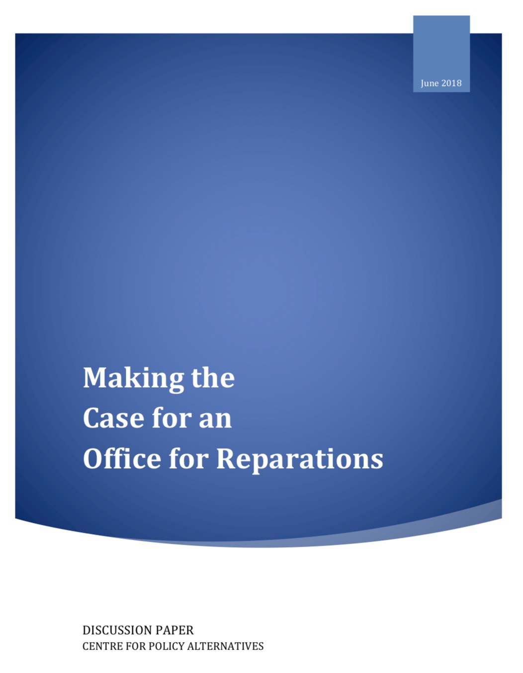 Making the Case for an Office for Reparations – Centre for Policy ...
